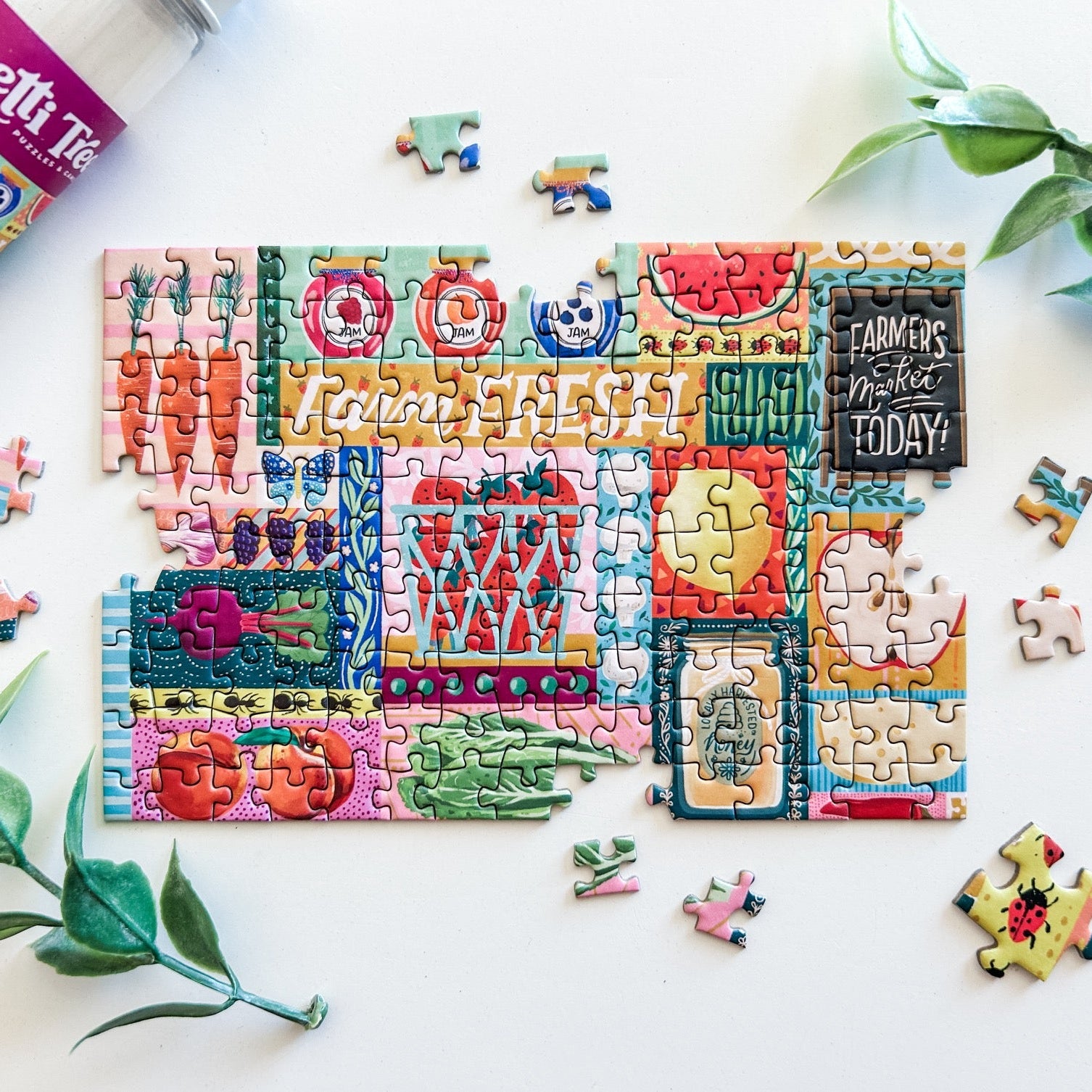 Farmers Market 150 Pc Mini Puzzle – Spaghetti Tree Puzzles and Games